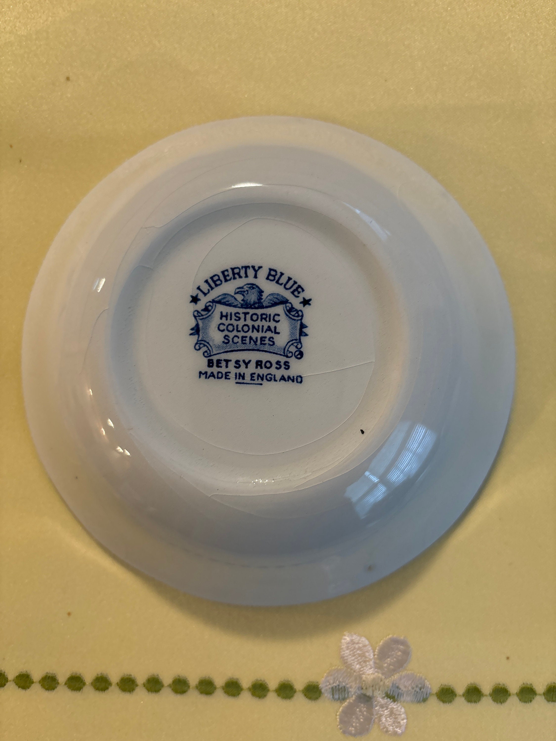Vintage Liberty Blue 5 Fruit /dessert Bowl Staffordshire England 8 ...