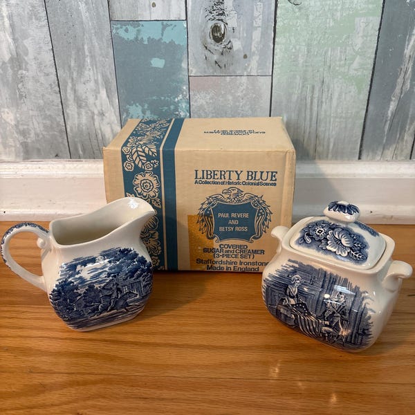 Liberty Blue Dishes - Etsy