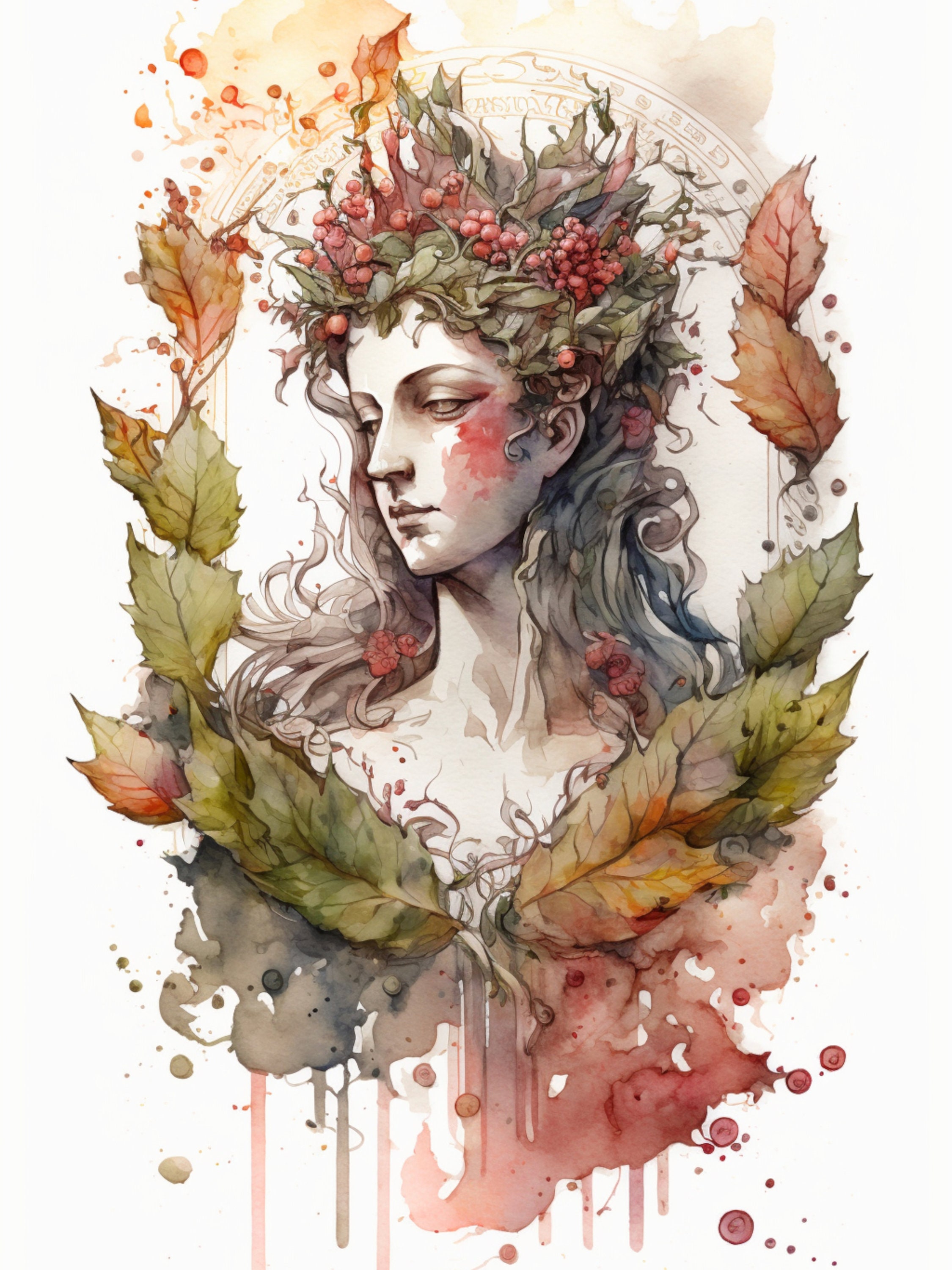 Goddess Persephone Proserpina, Queen of the Underworld, Greek Mythology ...