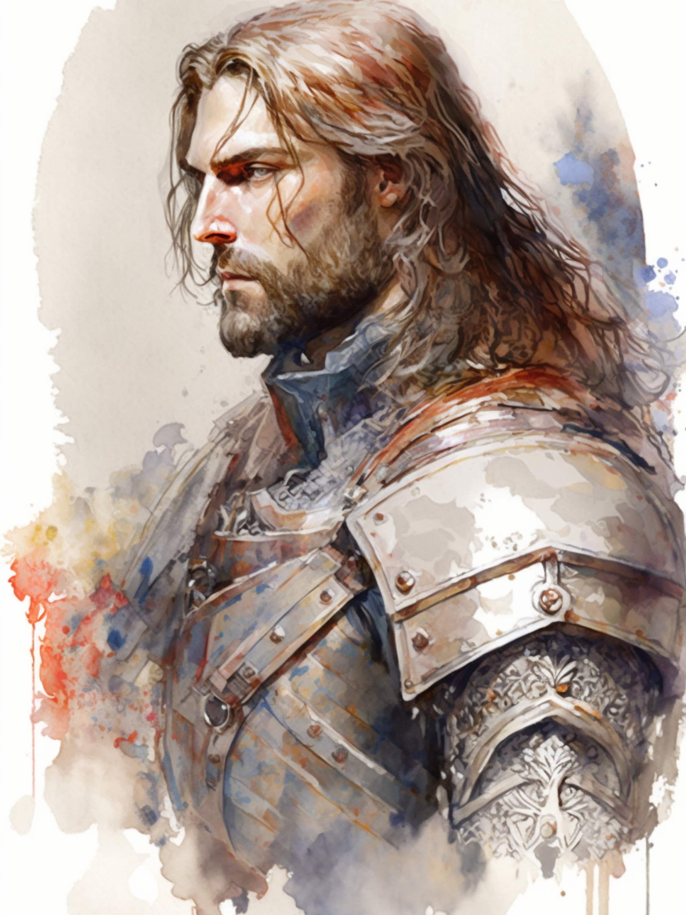 Sir Lancelot Print, King Arthur Legacy, Guinevere's Lover Print ...