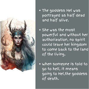 Hel Print, Nordic Goddess Hel, Norse Mythology Print, Watercolor Hel ...