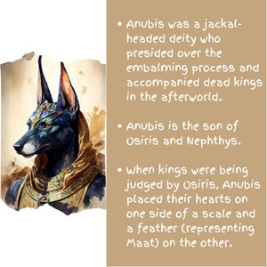 Anubis Egypt God Print, Gods of Egypt, Egypt Mythology Print, Anubis ...