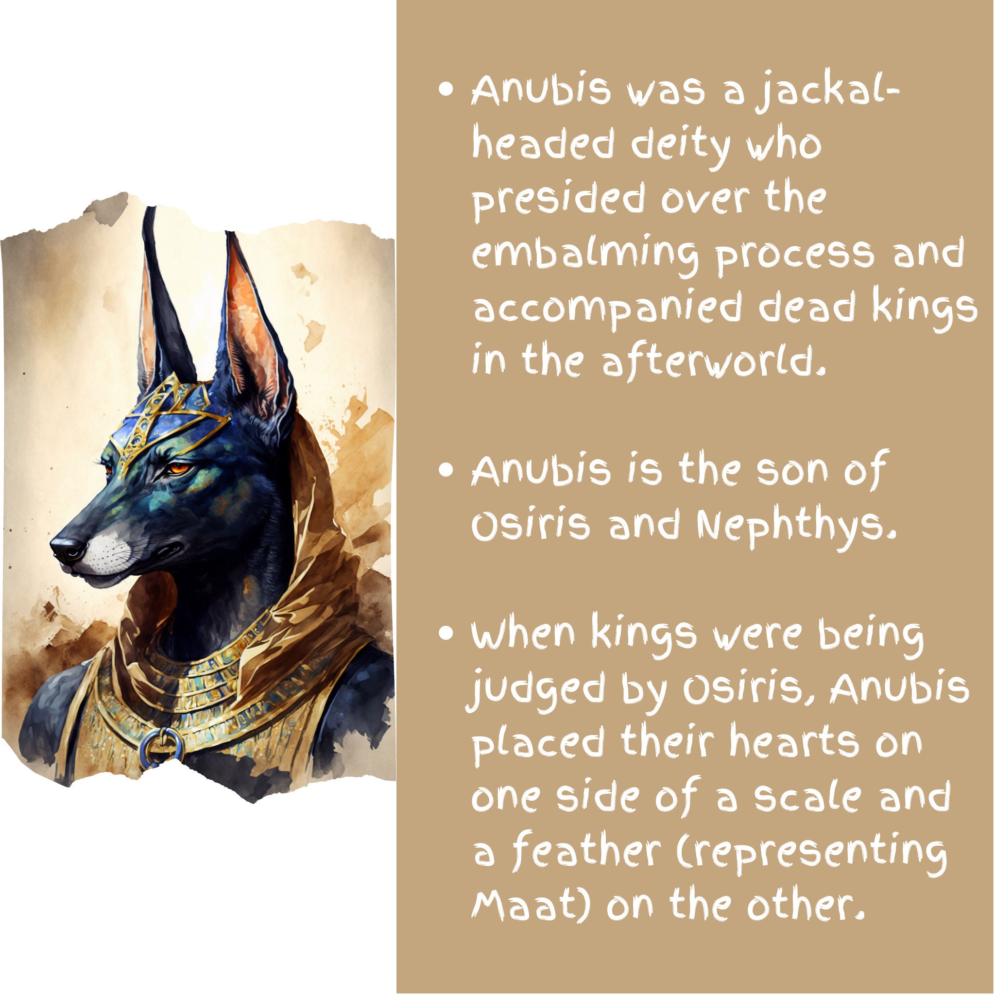 Anubis Egypt God Print, Gods of Egypt, Egypt Mythology Print, Anubis ...