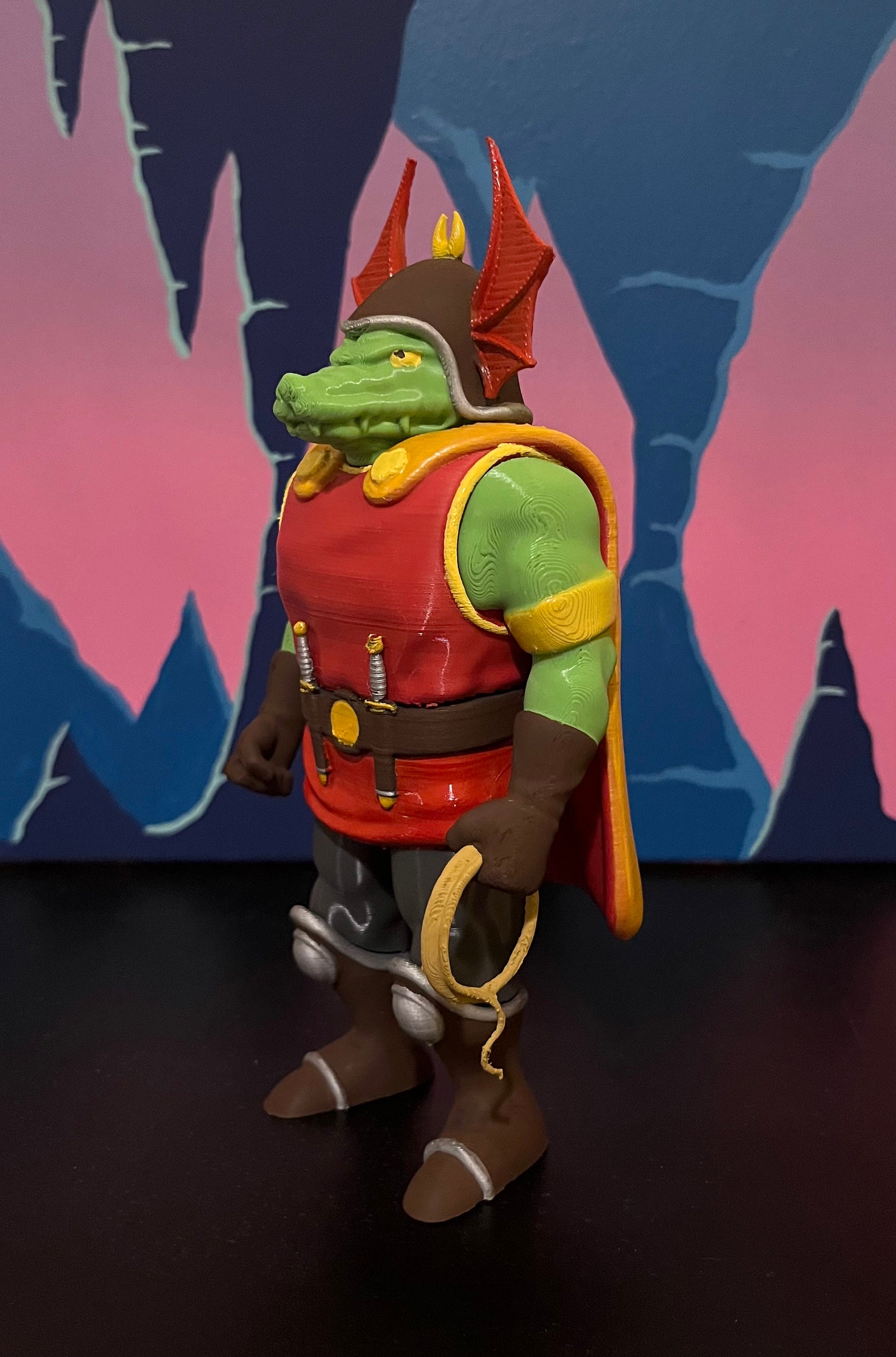 Dungeons and Dragons Cartoon Orc Leader Captain Figure for Hasbro ...