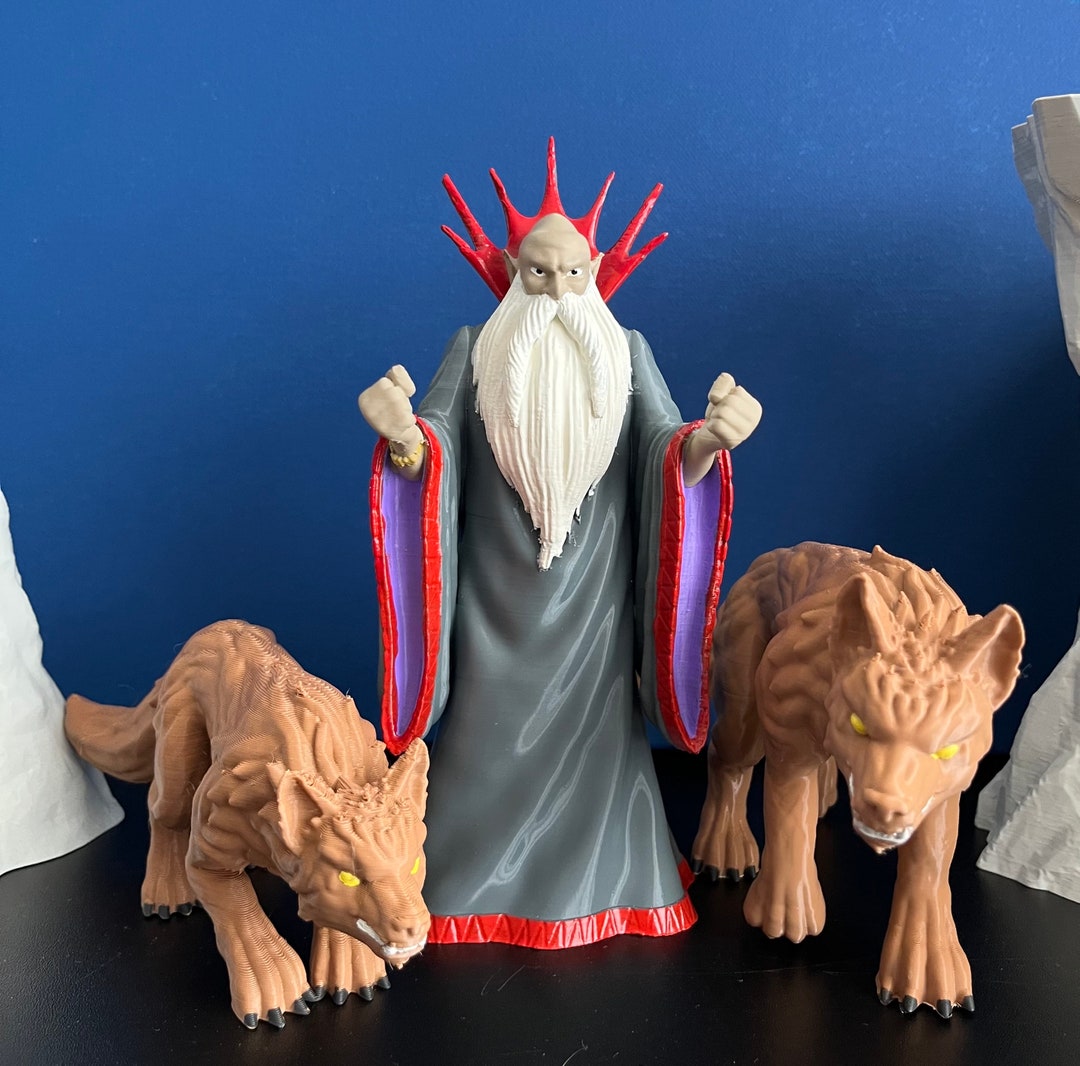 Dungeons and Dragons Cartoon Kelek Figure Wolves for Hasbro Figures - Etsy