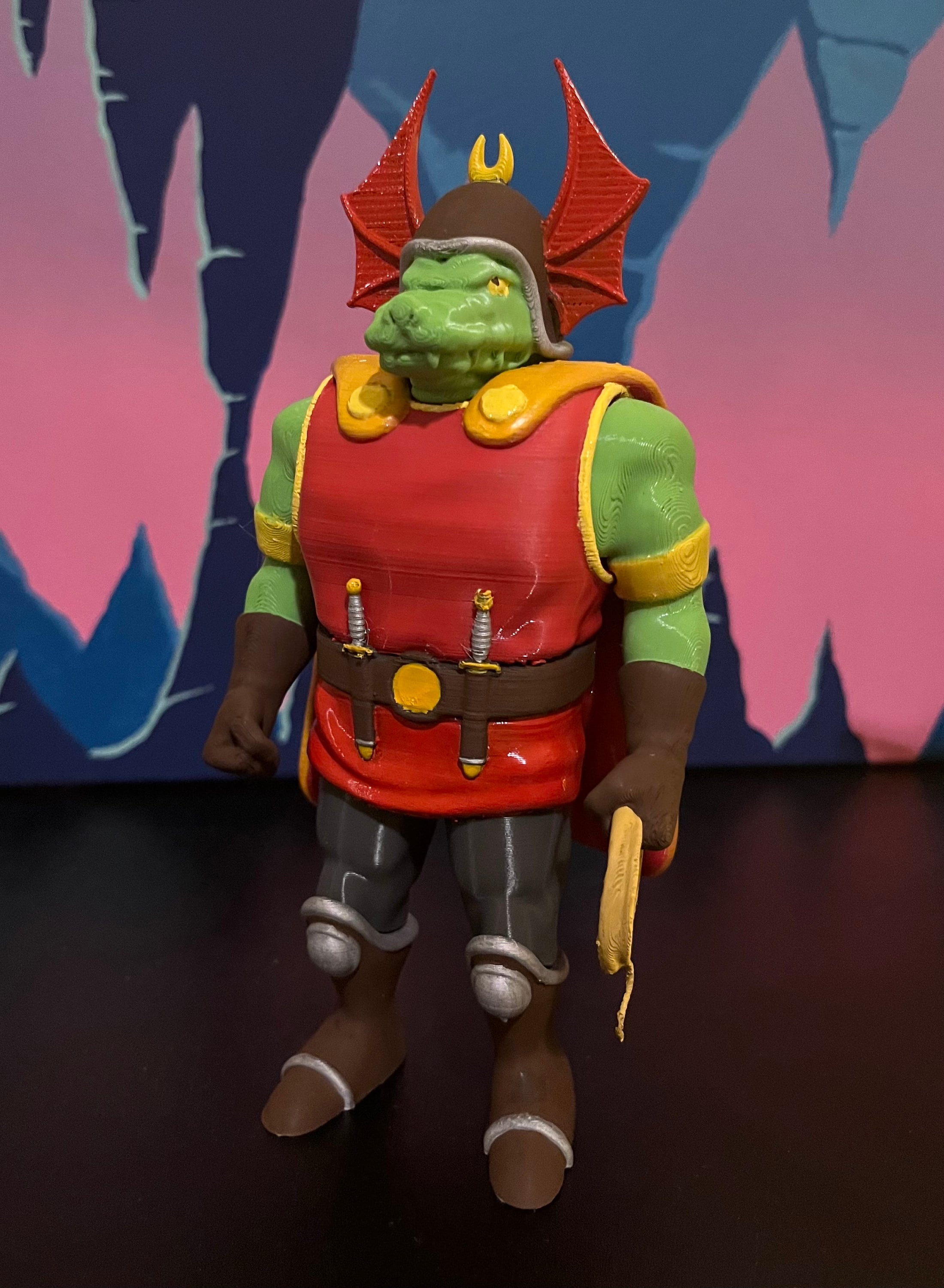 Dungeons and Dragons Cartoon Orc Leader Captain Figure for Hasbro ...