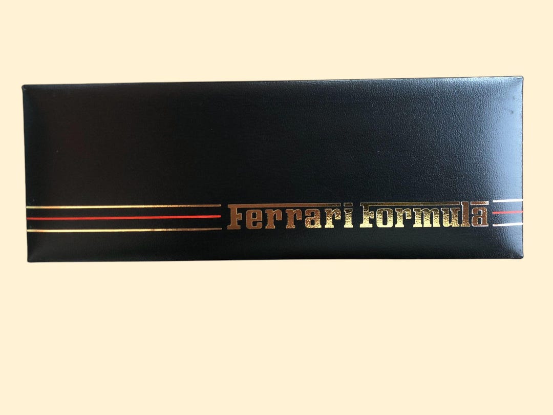 FERRARI FORMULA Pen Box Holder - Ferrari Pen Box, Vintage Pen Box ...