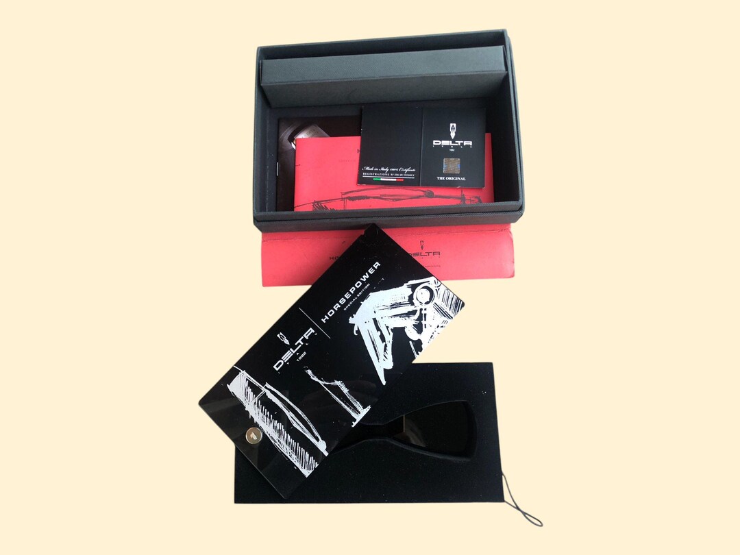 DELTA Horsepower Pen Box, Plexiglass Pen Holder, Vintage Luxury Pen Box ...