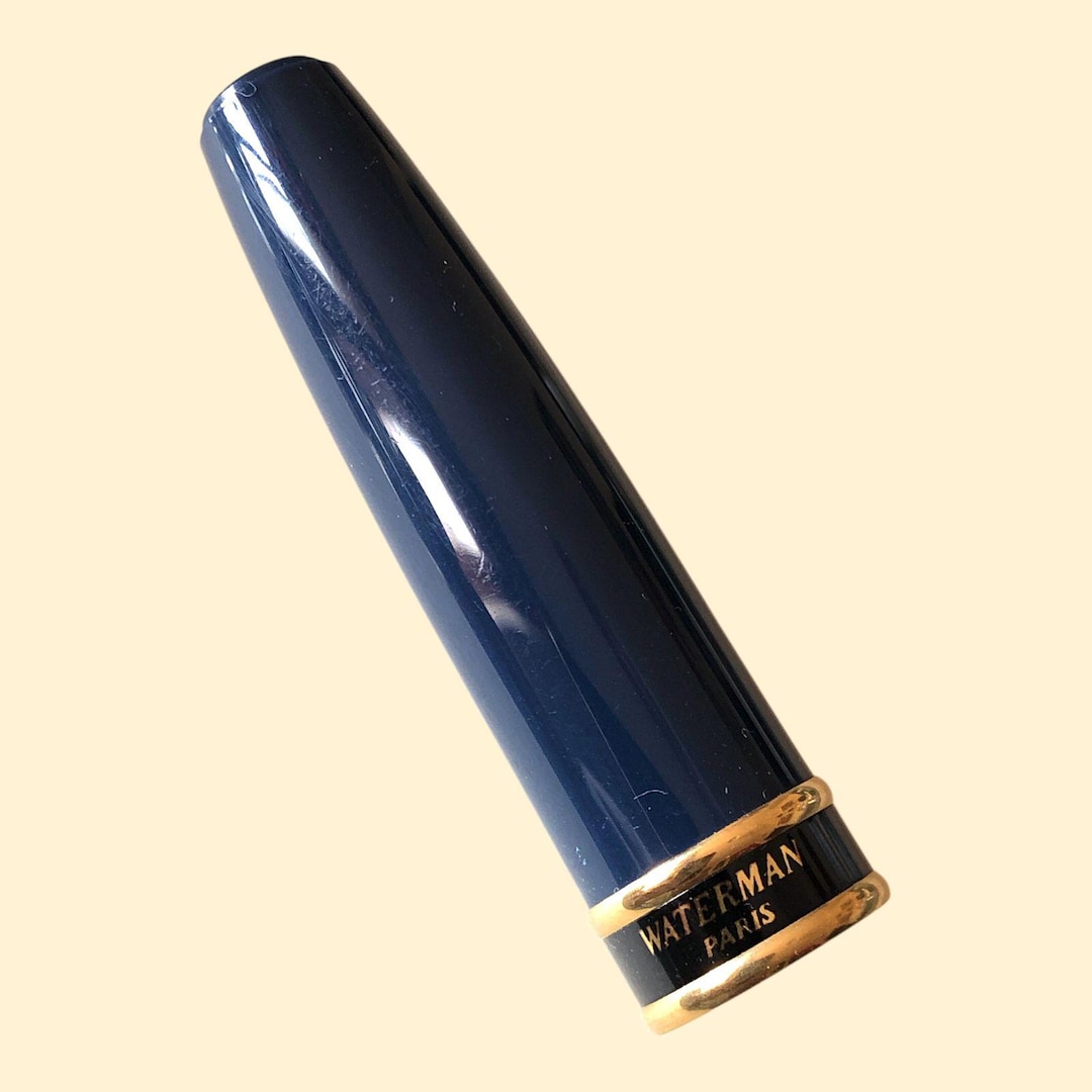 Waterman Expert Fountain Pen Original Replacement Cap Midnight Blue ...
