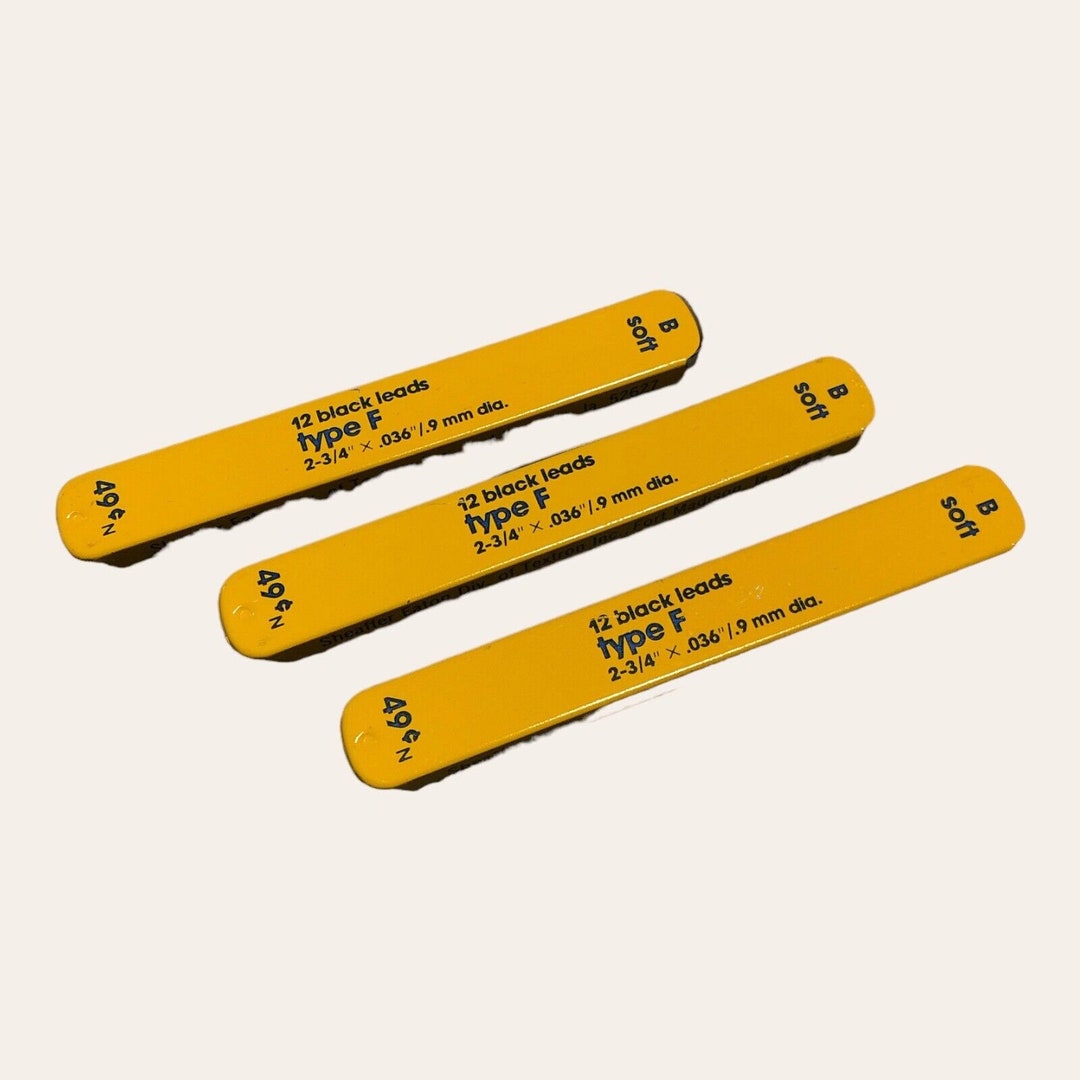 SHEAFFER Vintage Leads Lot of 3 Packs of 12, Four Variants H, B, HB, 2B ...