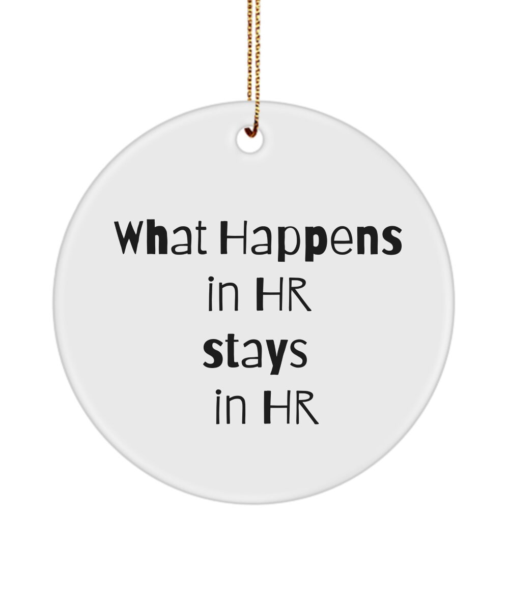 Human Resources Ornament, Human Resources Appreciation Gifts ...
