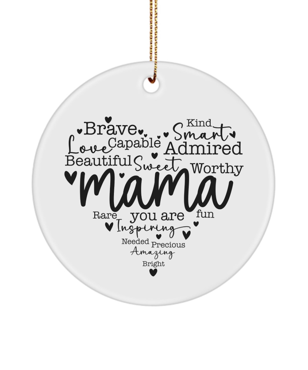 Mom, Step Mom, Mother in Law Ornament for Birthday, Mother's Day and ...