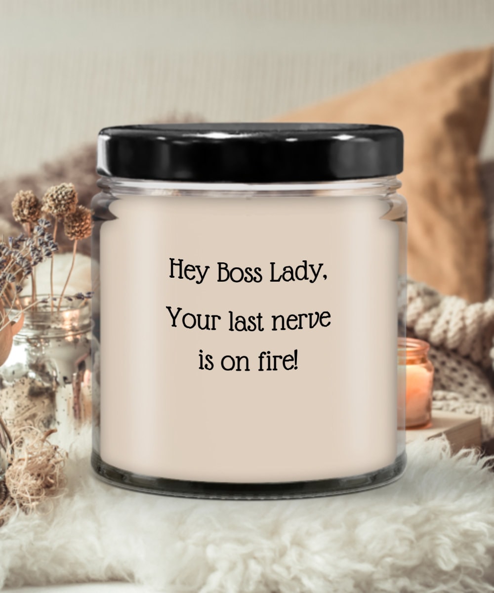 Boss Lady Candle, Gift Idea for Boss, Funny Boss Candle, Personalized ...