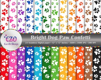 Shades of Pastel Color Digital Paper Pack, 24 Paper, Scrapbook Paper ...