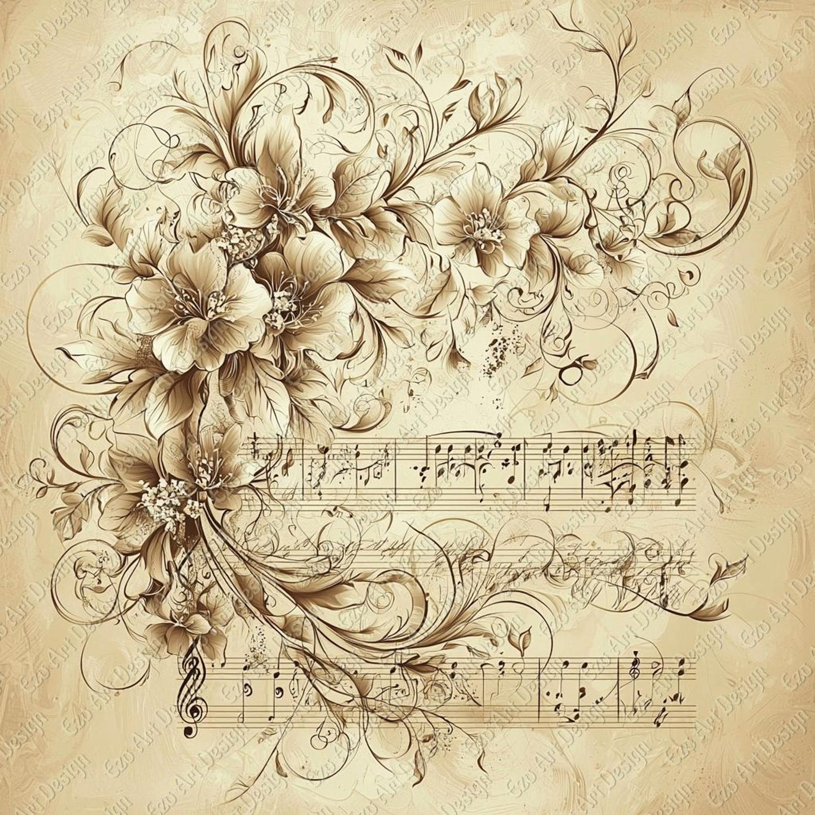 Vintage Music Clipart, Solfege Paper Crafts (digital Download) - Etsy