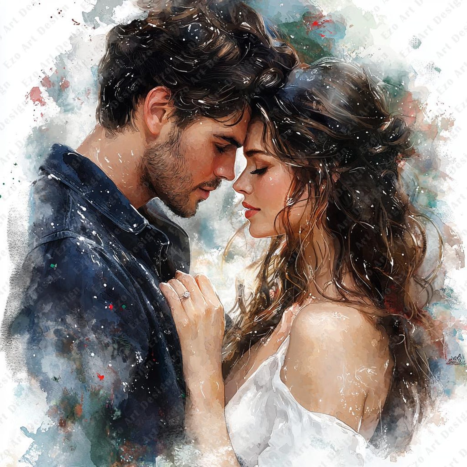 The Beloved Couple Clipart, 10 High Quality JPG, Loving Partners ...