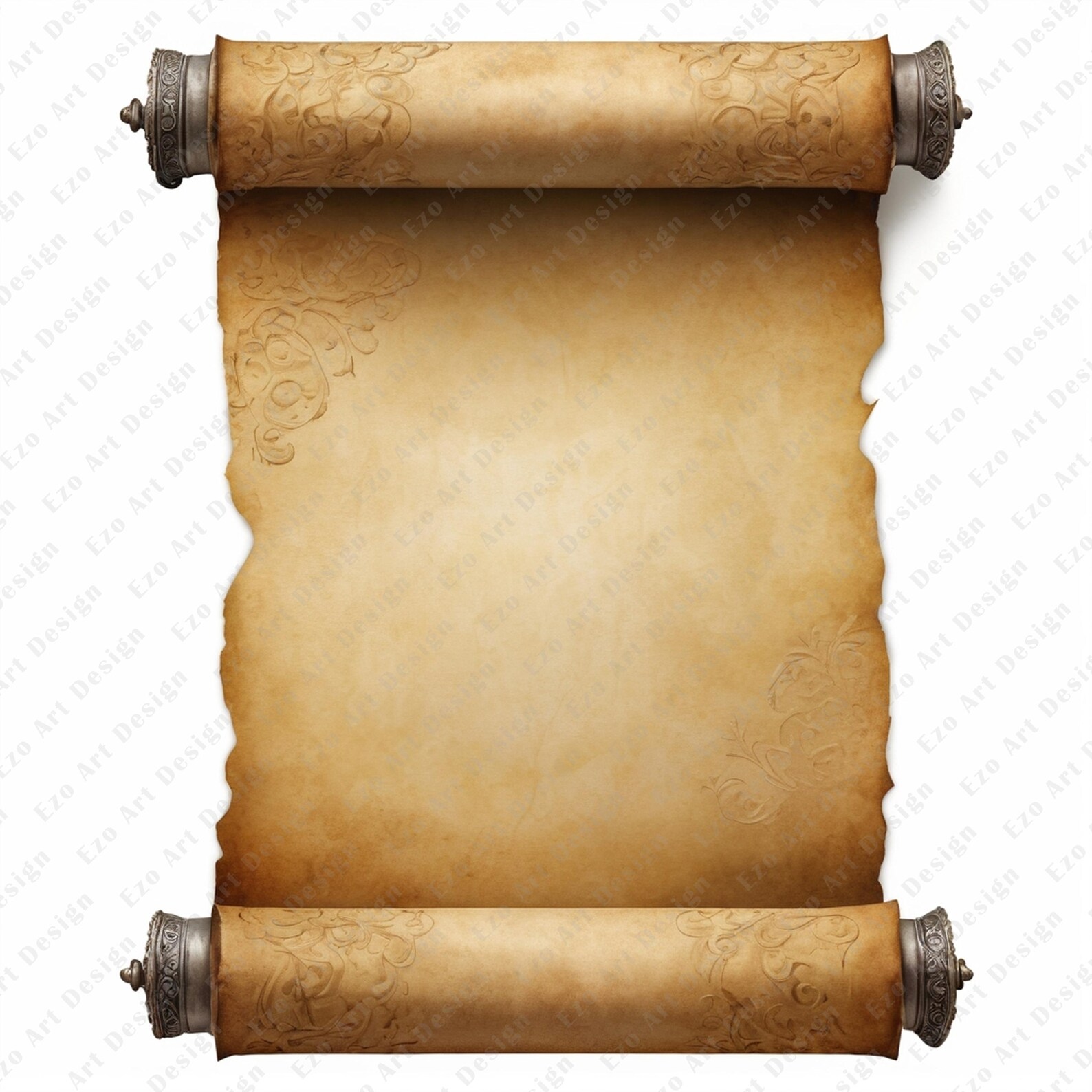 Medieval Scroll Clipart Bundle, 12 JPG, Digital Download, Printable ...