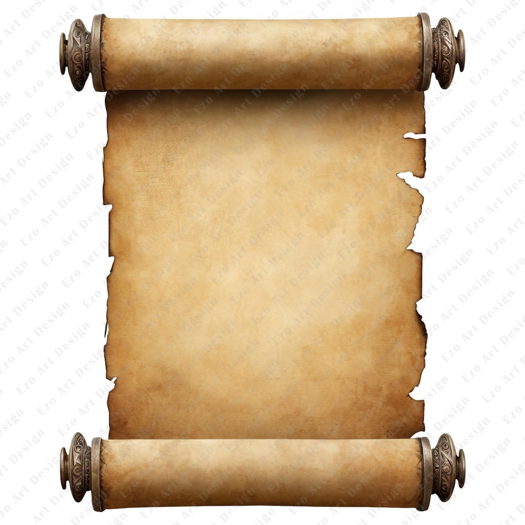 Medieval Scroll Clipart Bundle, 12 JPG, Digital Download, Printable ...