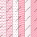 Pink Pattern Digital Paper Pack 24 Papers Scrapbook Papers Seamless ...