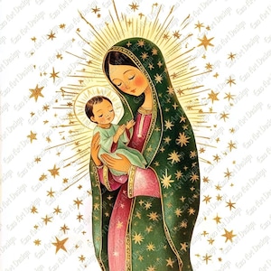 Our Lady Clipart, Holy Mother Art, Sacred Family (digital Download) - Etsy