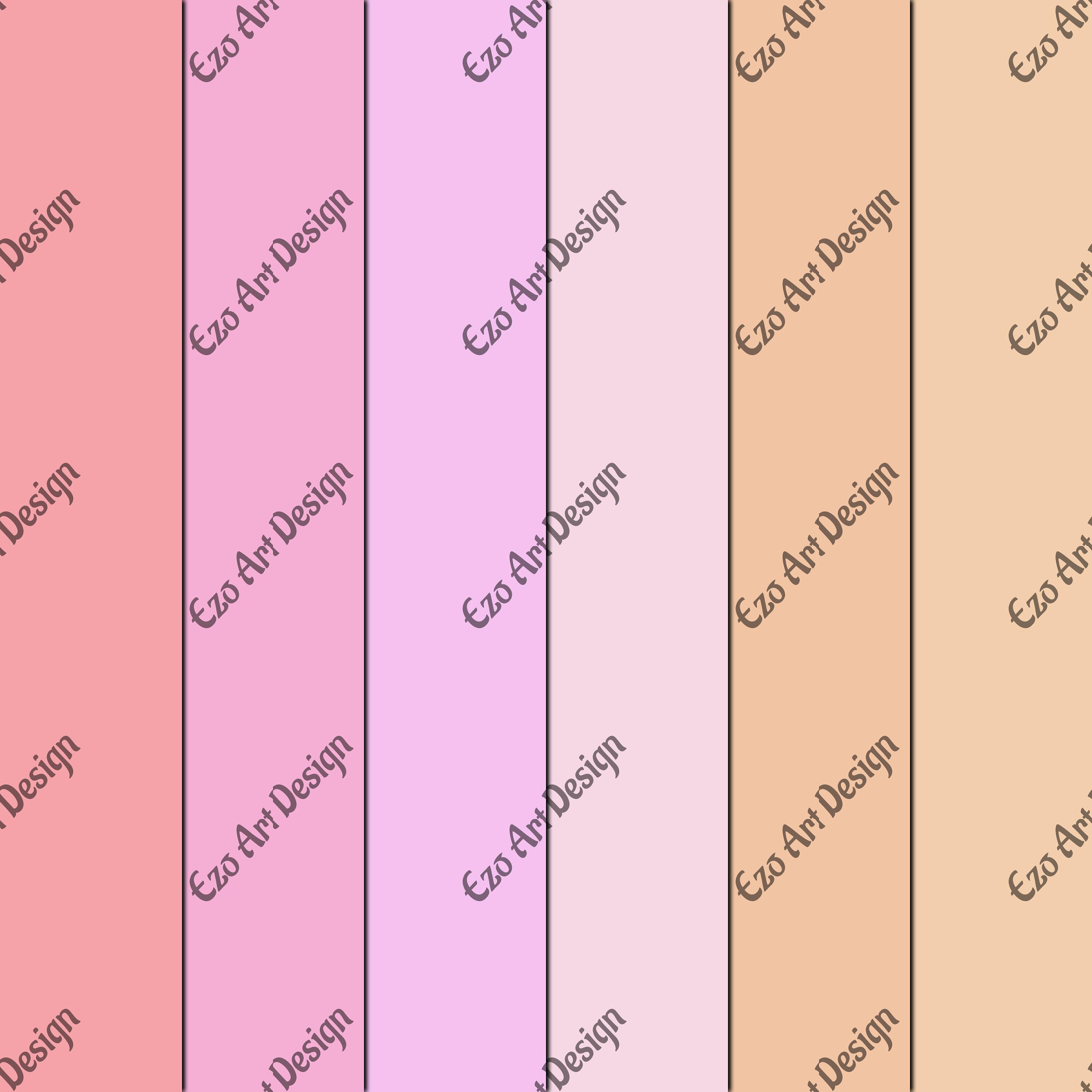 Shades of Pastel Color Digital Paper Pack, 24 Paper, Scrapbook Paper ...