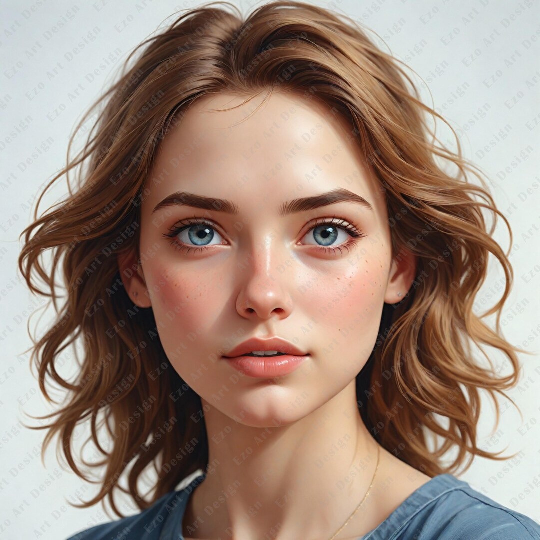 Women Expressive Face Clipart, 12 JPG, Digital Download, Printable Girl ...