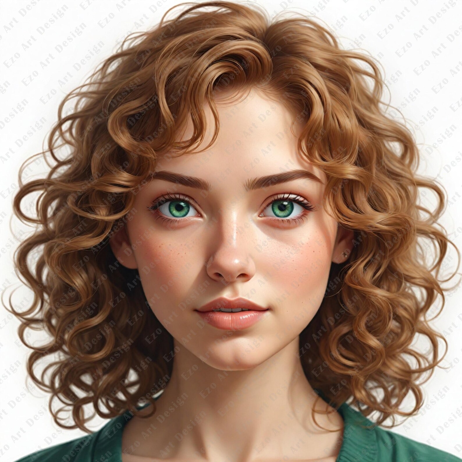 Women Expressive Face Clipart, 12 JPG, Digital Download, Printable Girl ...