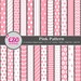 Pink Pattern Digital Paper Pack 24 Papers Scrapbook Papers Seamless ...