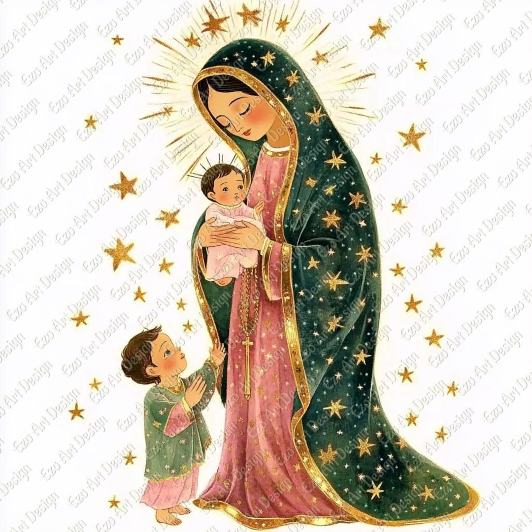 Our Lady Clipart, Holy Mother Art, Sacred Family (digital Download) - Etsy