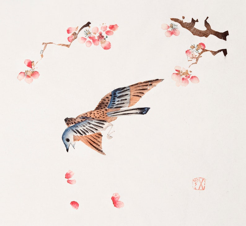 Traditional Chinese Art, Chinese Calligraphy, Painting With a Bird ...