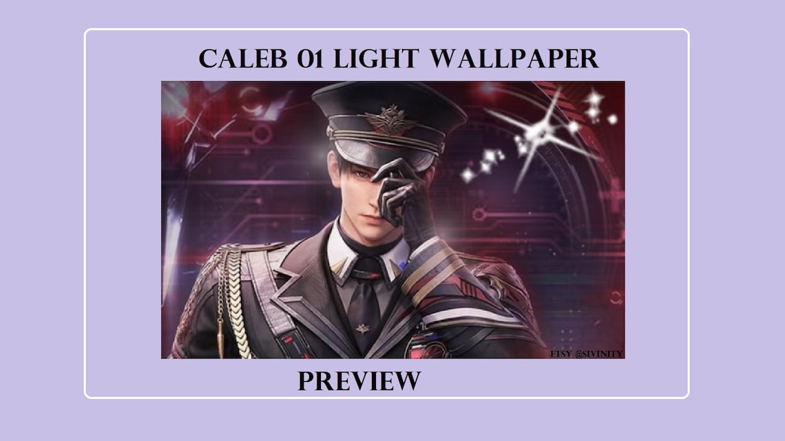 Caleb Love & Deepspace Wallpaper Set of 3 Romantic Aesthetic Desktop ...