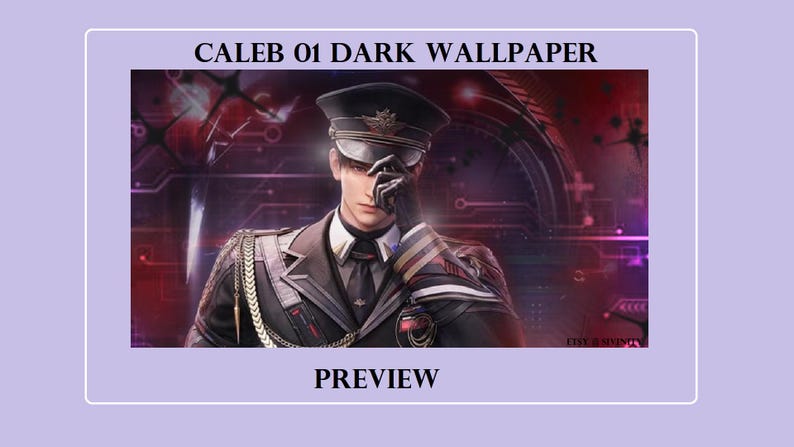 Caleb Love & Deepspace Wallpaper Set of 3 Romantic Aesthetic Desktop ...