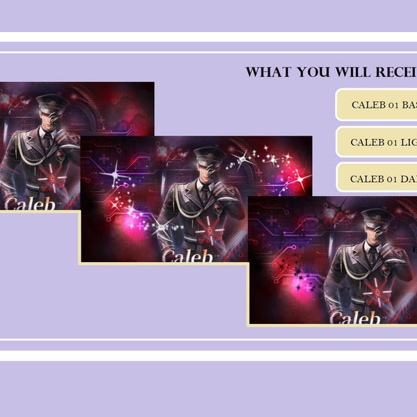 Love and Deepspace Caleb Wallpaper - Etsy