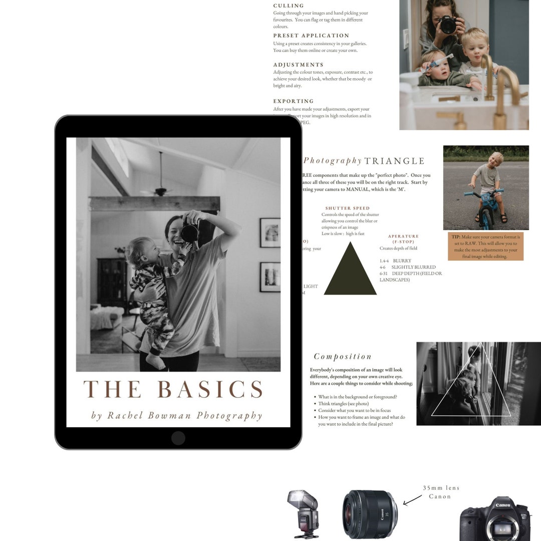 The Basics of Photography : A Recorded Course - Etsy