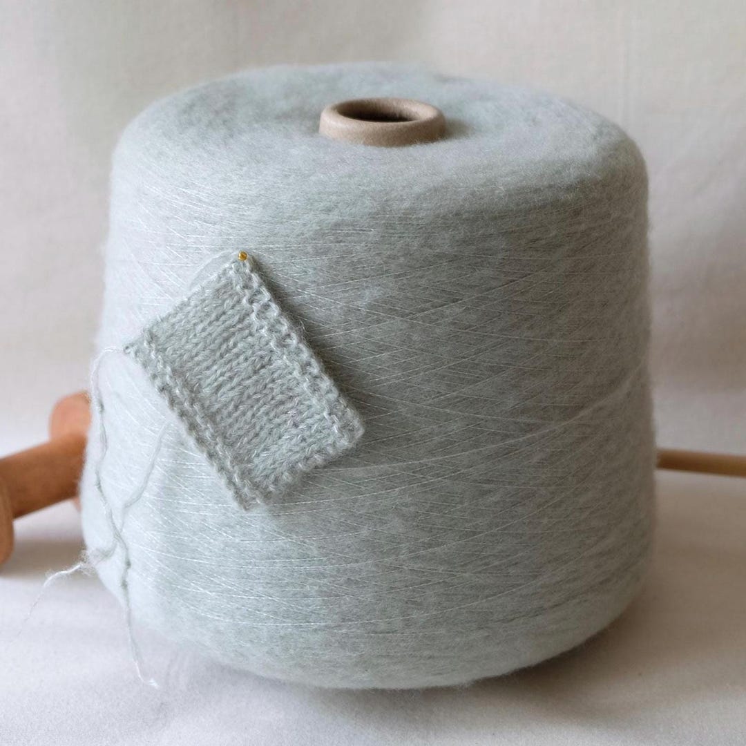 Fluffy Cashmere Silk 75/25 Luxurious Soft Brushed Yarn 1/12 Lace Weight ...
