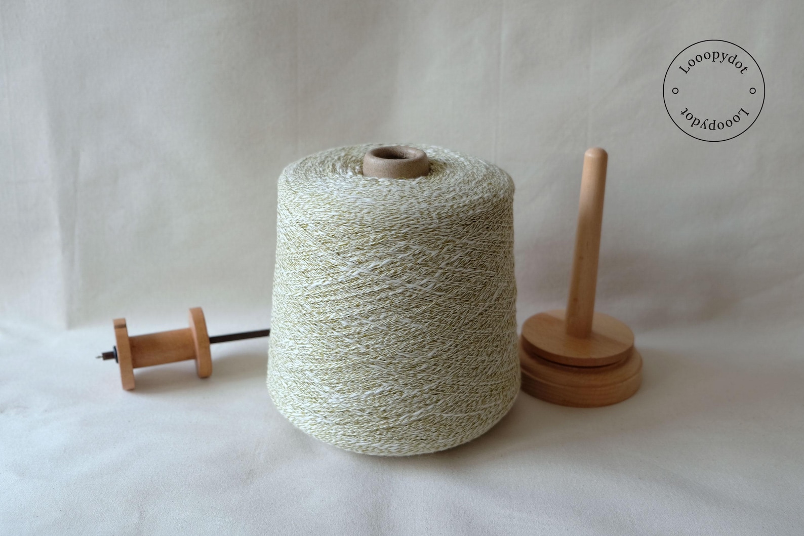 Cotton Linen Silk Blend Art Texture Slub Uneven Hand Spun Yarn Olive ...