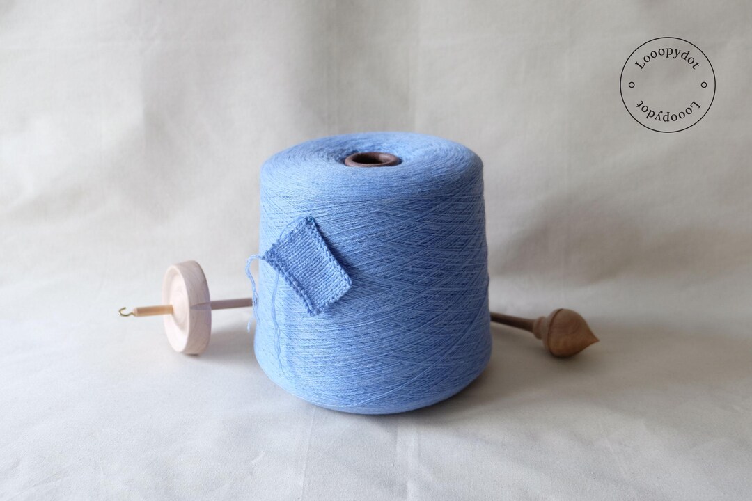Lora Festa 100% Italian Cashmere Yarn 2/27 Lace Weight Sky Blue for ...