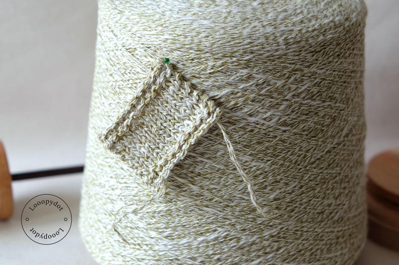 Cotton Linen Silk Blend Art Texture Slub Uneven Hand Spun Yarn Olive ...