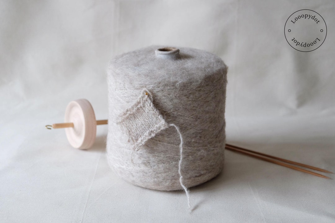 Brushed Chunky Fluffy Soft Yak Alpaca Merino Wool Blend Yarn 1/4 DK ...