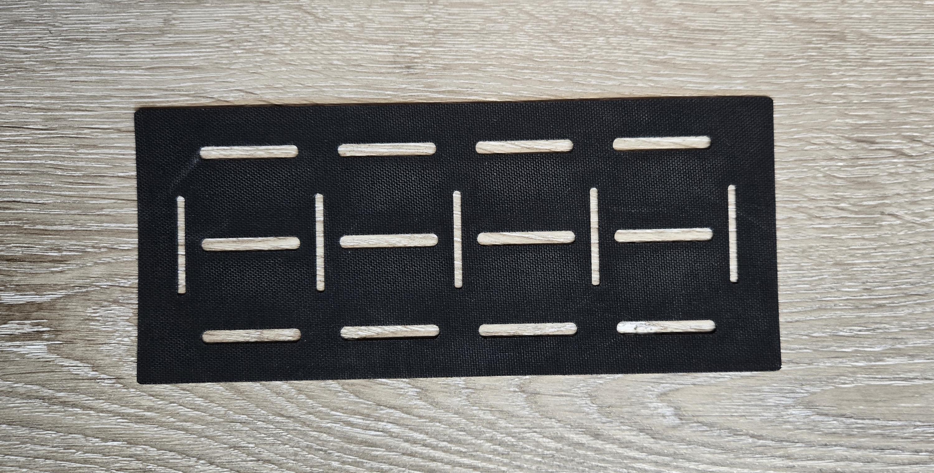 Dual-mount MOLLE PALS Panels – Sew on Laser-cut Squadron Grid With ...