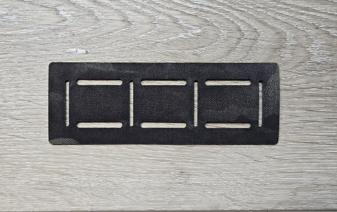 Dual-mount MOLLE PALS Panels – Sew on Laser-cut Squadron Grid With ...