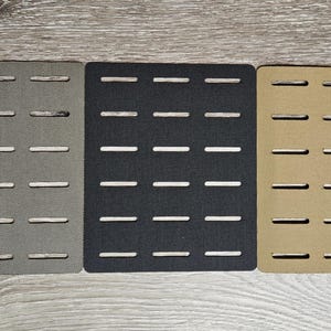Laser Cut PALS Panel: Squadron Laminate Cordura Fabric, Customizable ...