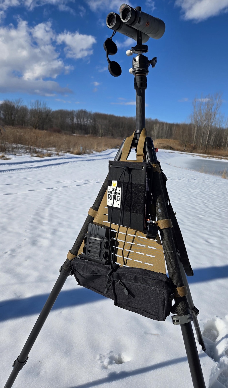 Docking Station Modular Tripod Organizer Molle PALS Panel / Shooting ...
