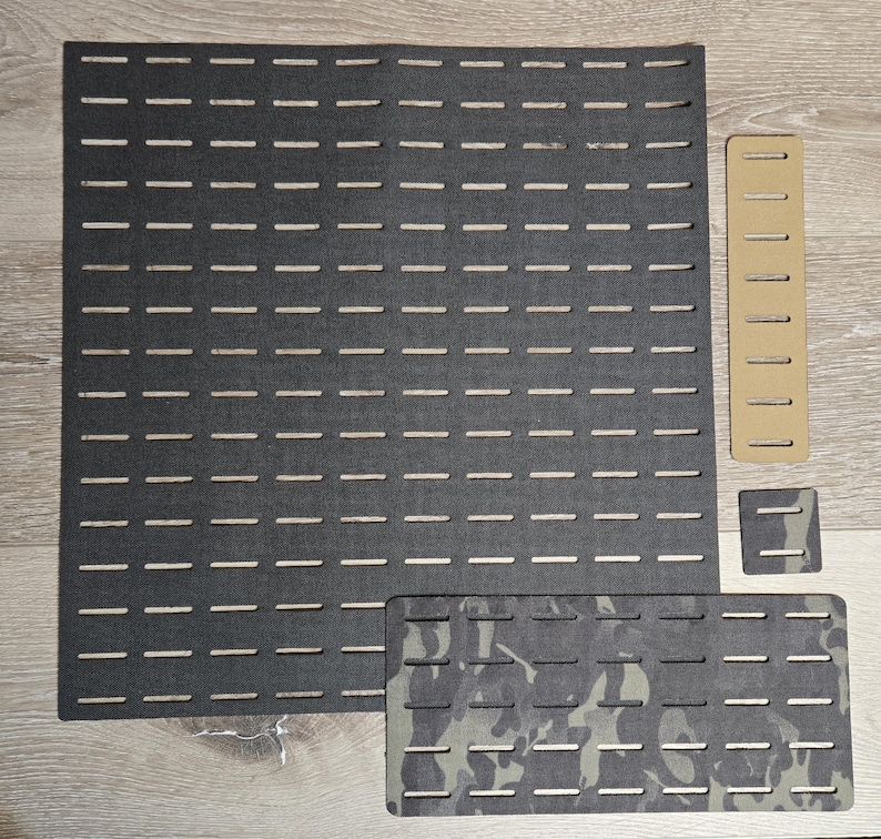 Laser Cut PALS Panel: Squadron Laminate Cordura Fabric, Customizable ...