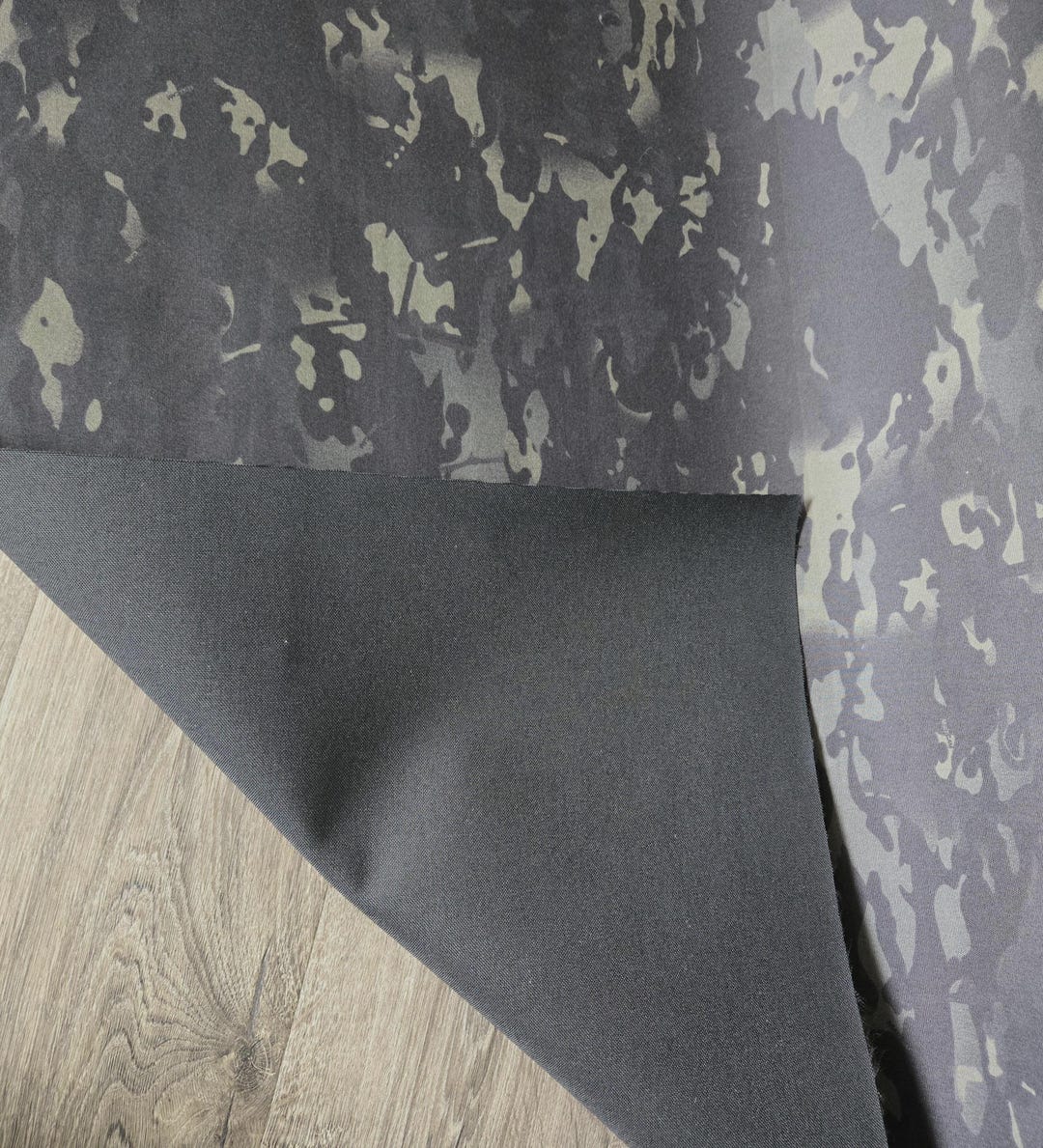 Squadron Multicam Black Laminate Fabric by the Yard With Black Backing ...