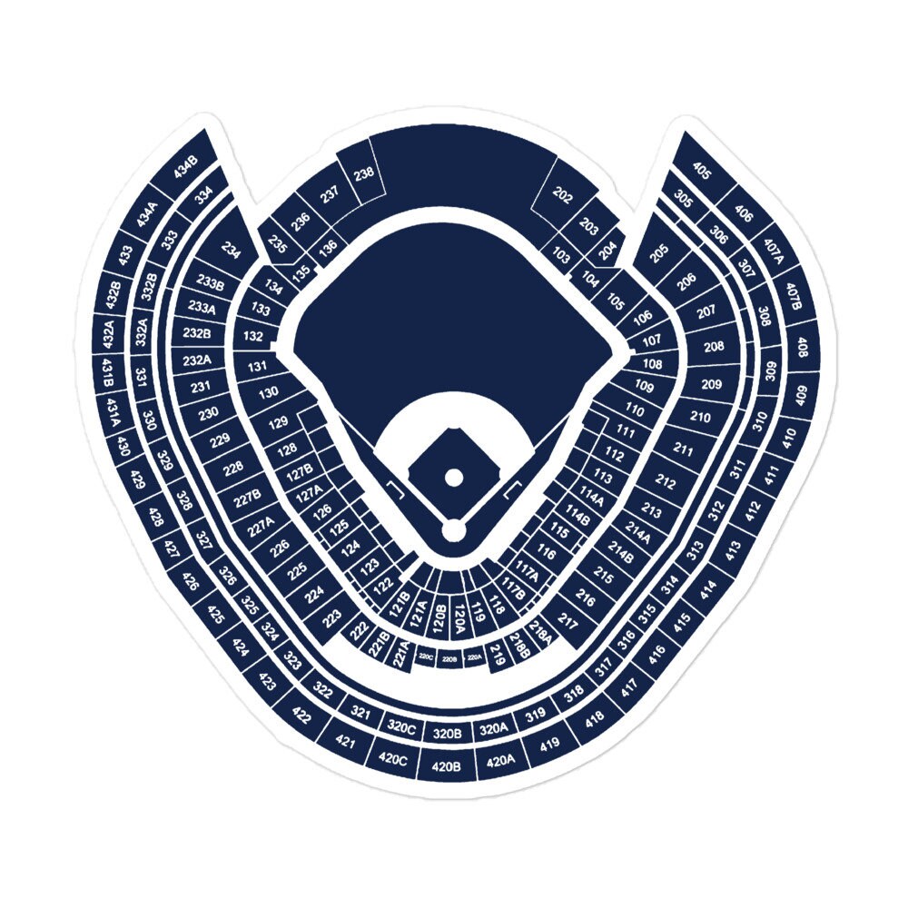 New York Yankees Yankee Stadium Sticker NYC MLB Baseball Art Laptop ...
