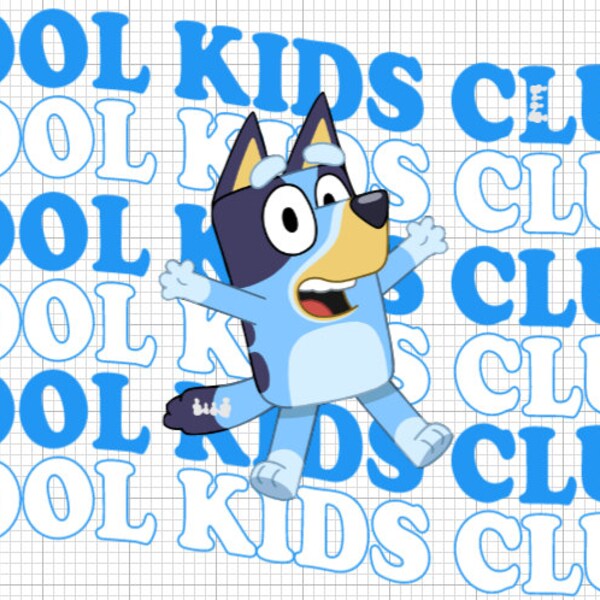 Bluey Cool Moms Club Png - Etsy