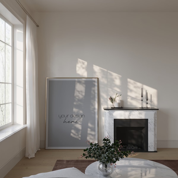 Fireplace Poster - Etsy