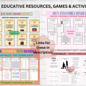 Juneteenth Games Juneteenth Game Bundle Trivia Game Juneteenth Party ...