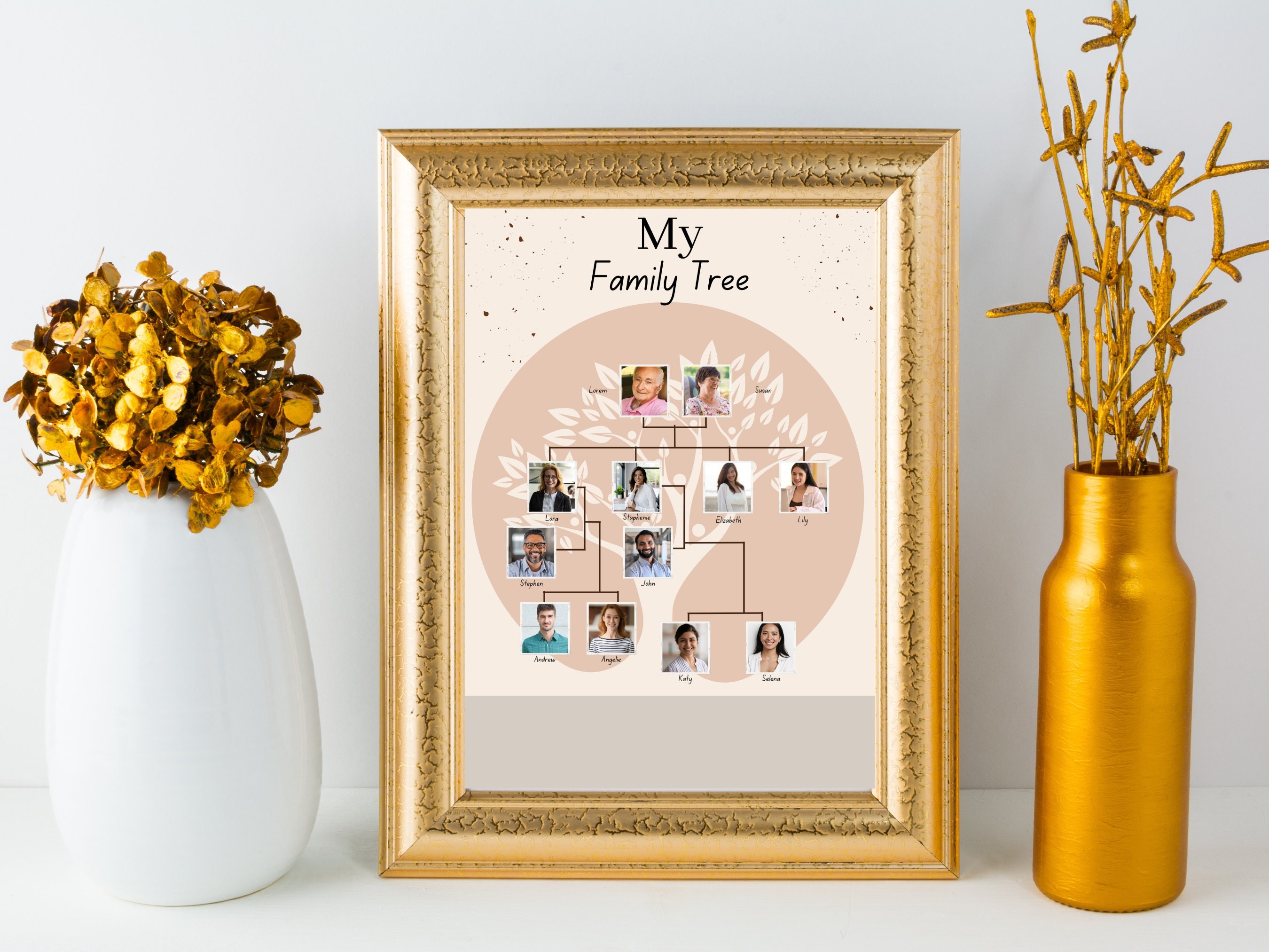 Family Tree Template family Tree Svg Tree of Life Family - Etsy Canada